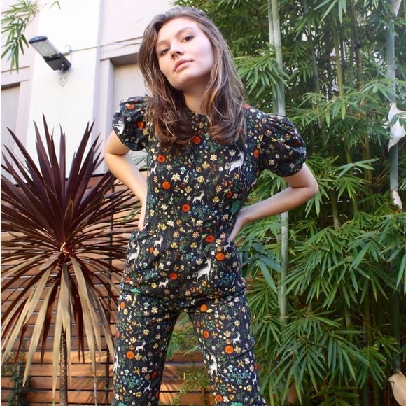 Samantha Pleet | Pants & Jumpsuits | Samantha Pleet Garden Jumpsuit In ...
